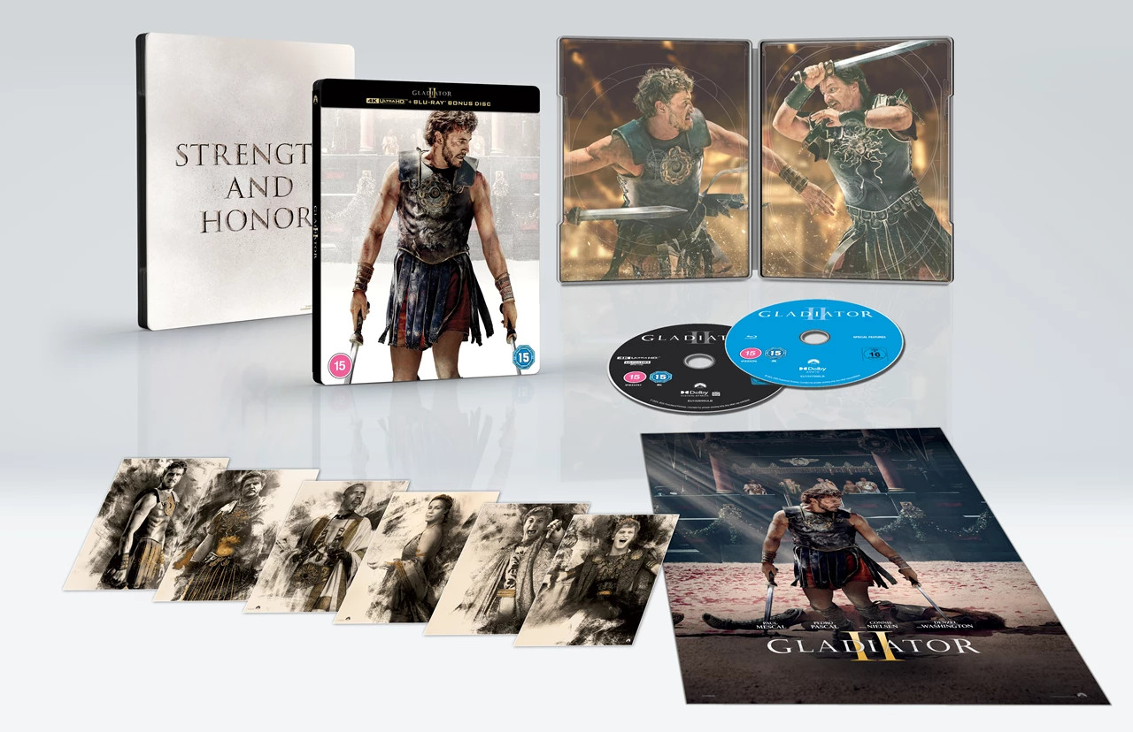 Gladiator II 4K UHD Steelbook - hmv Exclusive - Collector's Editions