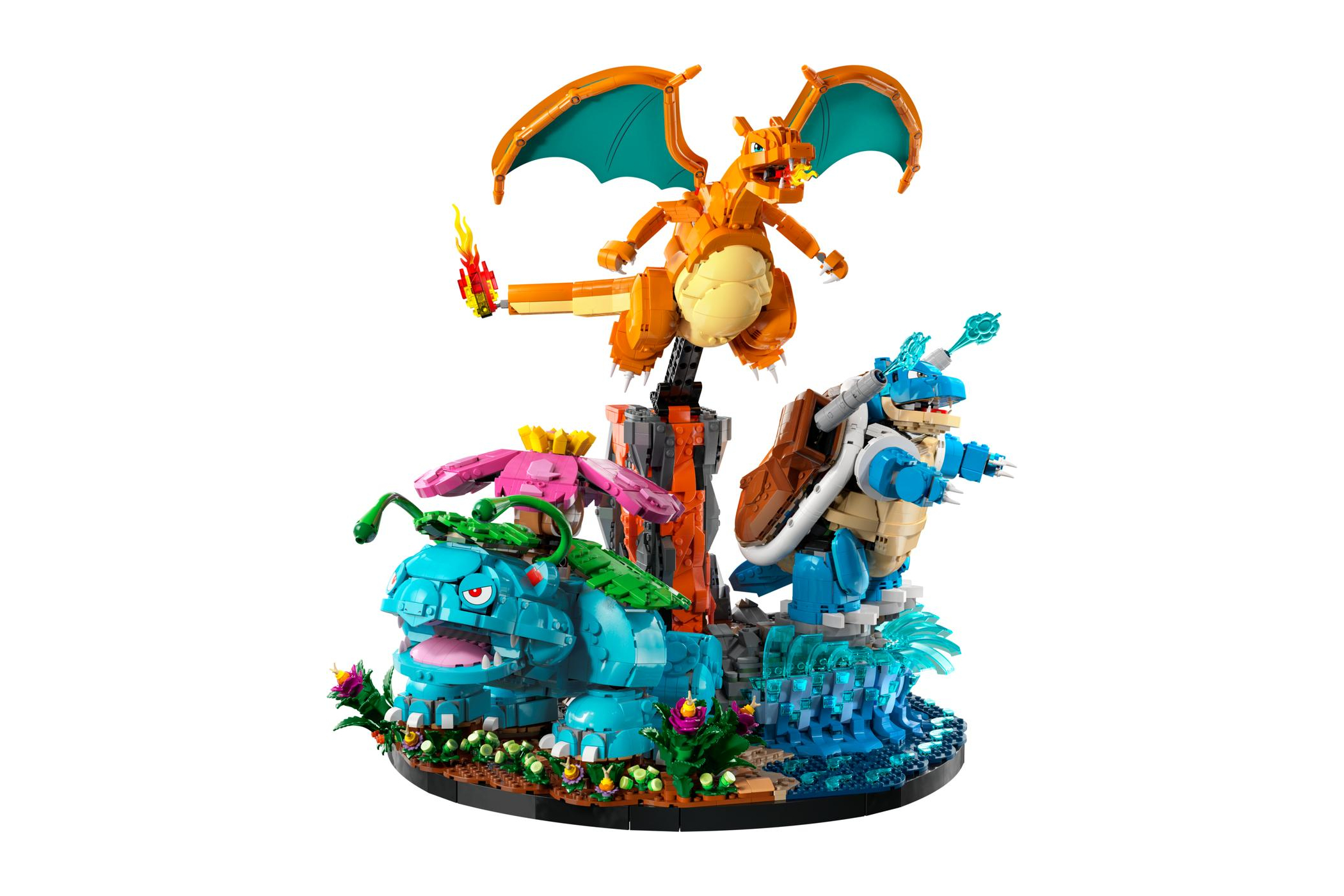 LEGO Pokemon Venusaur, Charizard and Blastoise (72153) - Collector's ...